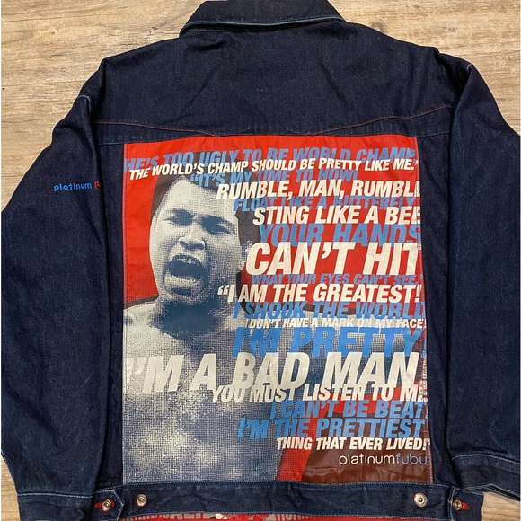 Platinum Fubu | Jackets & Coats | Vintage Muhammad Ali Fubu Platinum ...